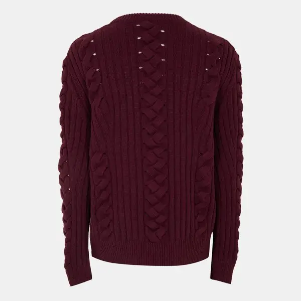 Alexander McQueen Alex Cable Crew Neck Jumper