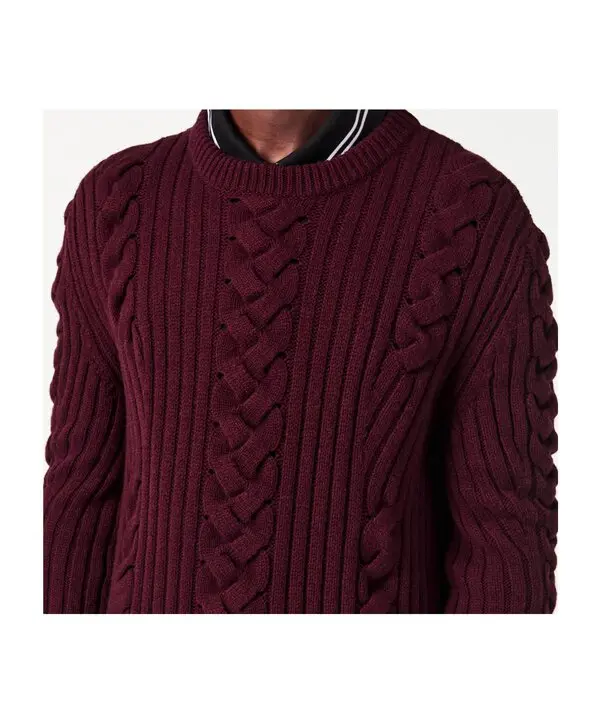 Alexander McQueen Alex Cable Crew Neck Jumper