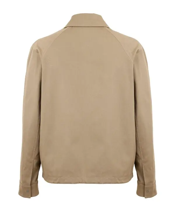 Fendi Collared Zip-up Jacket - Nude