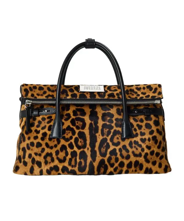 MAISON MARGIELA Leopard Print Bag