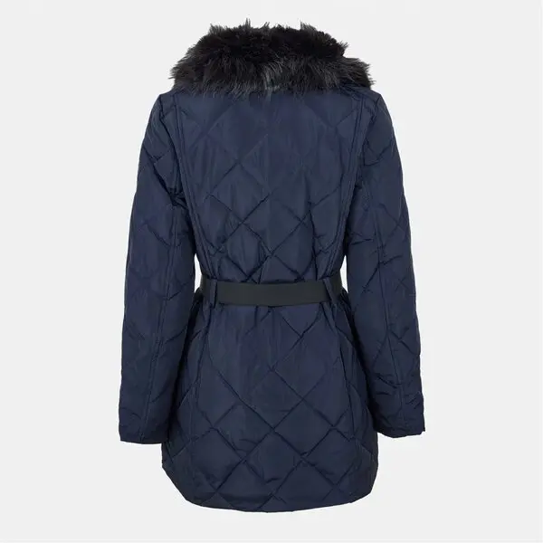 Ralph Lauren Leather Medium Puffer Jacket