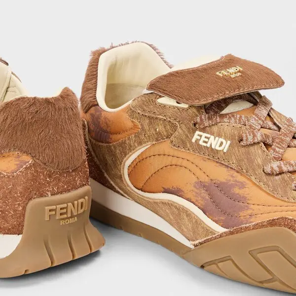 Fendi Lace-up Low-top Sneakers