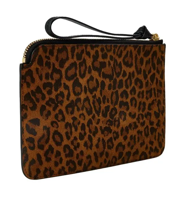 Isabel Marant Étoile Leopard Print Flat Pouch