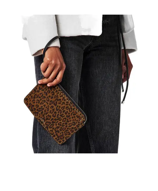 Isabel Marant Étoile Leopard Print Flat Pouch