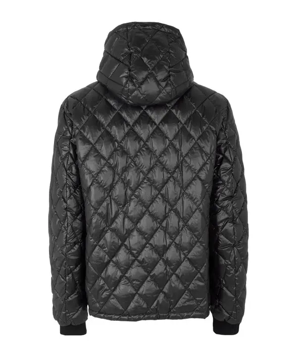 Prada Diamond-quilted Hooded Jacket
