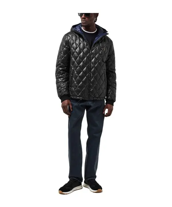 Prada Diamond-quilted Hooded Jacket