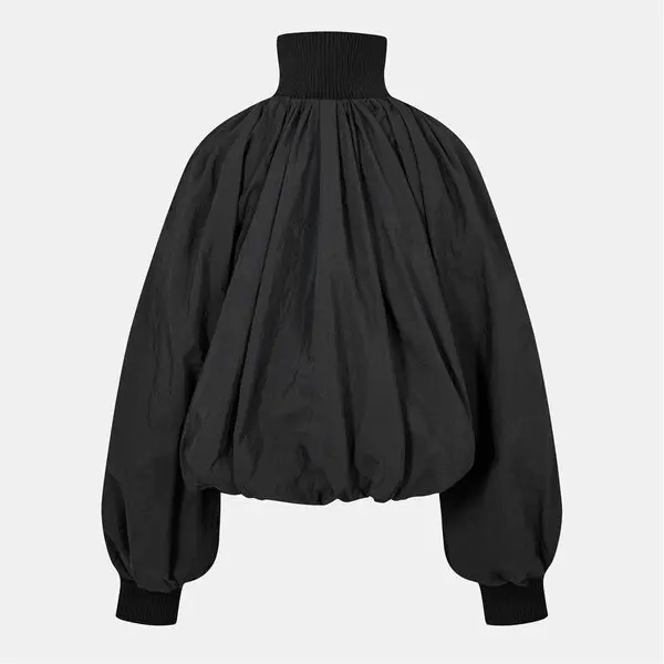 Jacquemus High Neck Zip-up Bomber Jacket