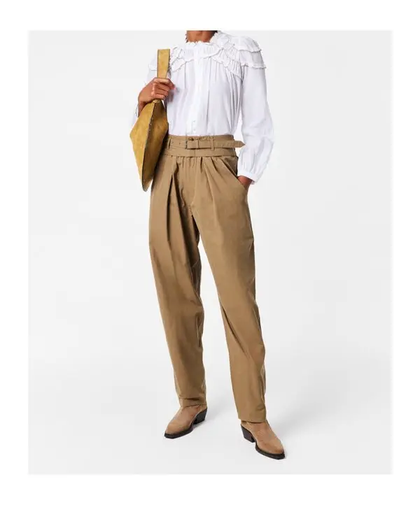 Isabel Marant Étoile Wide-leg Belted Trousers