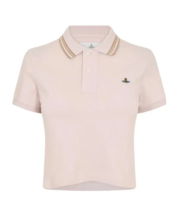 VIVIENNE WESTWOOD Cropped Short Sleeve Polo