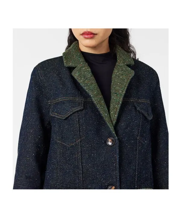 GANNI Twill Blazer