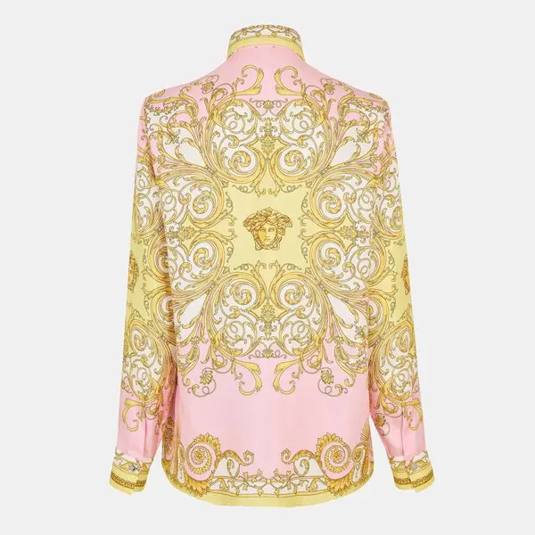 Versace Printed Long Sleeve Shirt