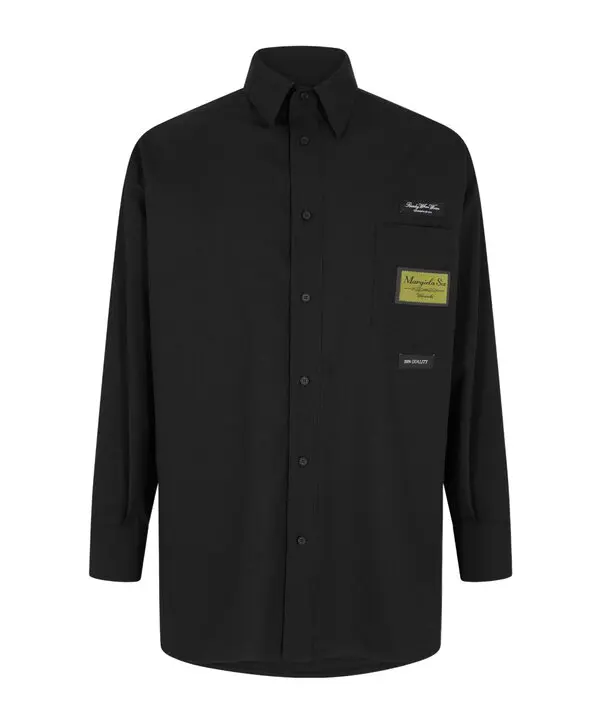 MAISON MARGIELA Classic Long Sleeve Shirt - Black