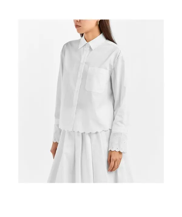 Max Mara Solid Color Long Sleeve Shirt