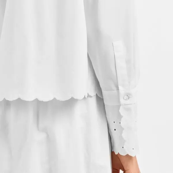 Max Mara Solid Color Long Sleeve Shirt