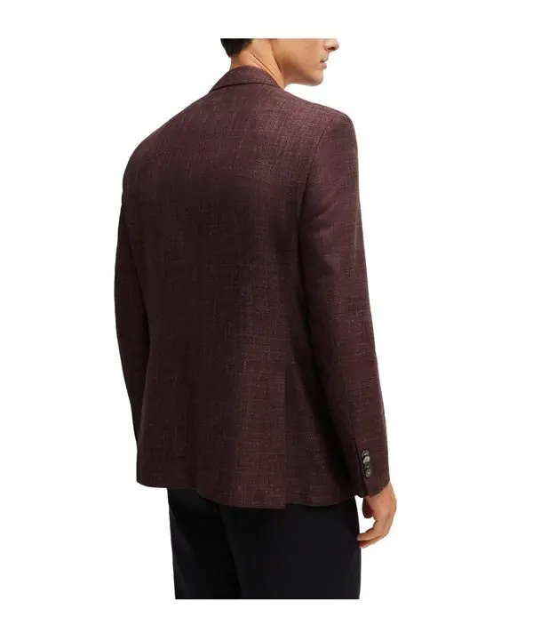 Hugo Boss Check Single-breasted Blazer