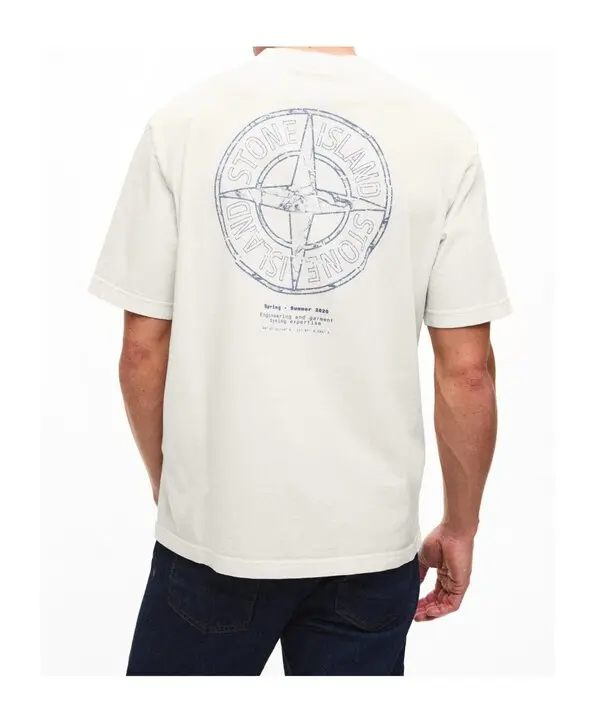 Stone Island Logo Short-sleeved T-shirt