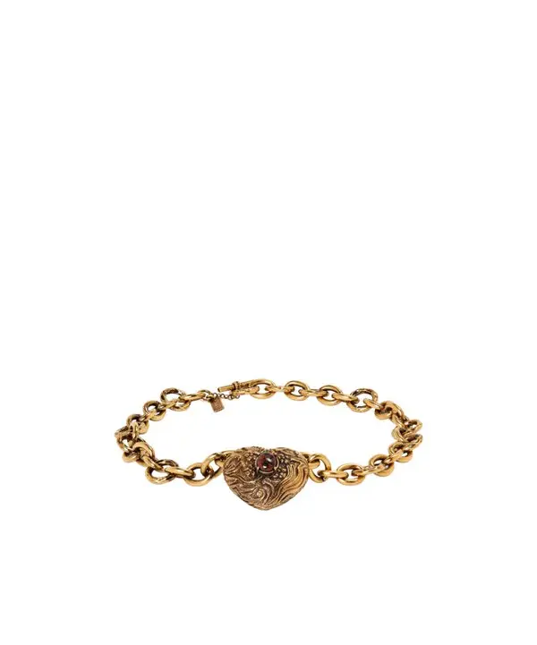 Chloé Heart Necklace - Yellow