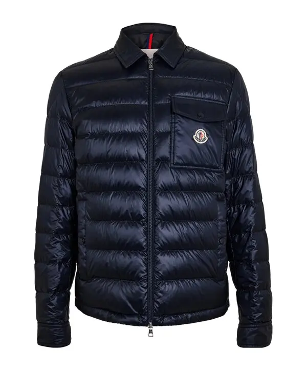 Moncler Quilted Down Shirt Jacket