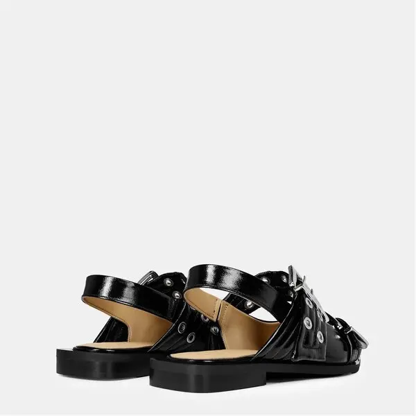 GANNI Buckle Ballet Pumps
