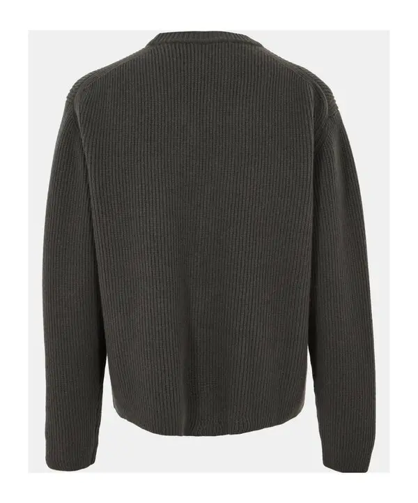 Gucci V-neck Ribbed Knit Cardigan - Green