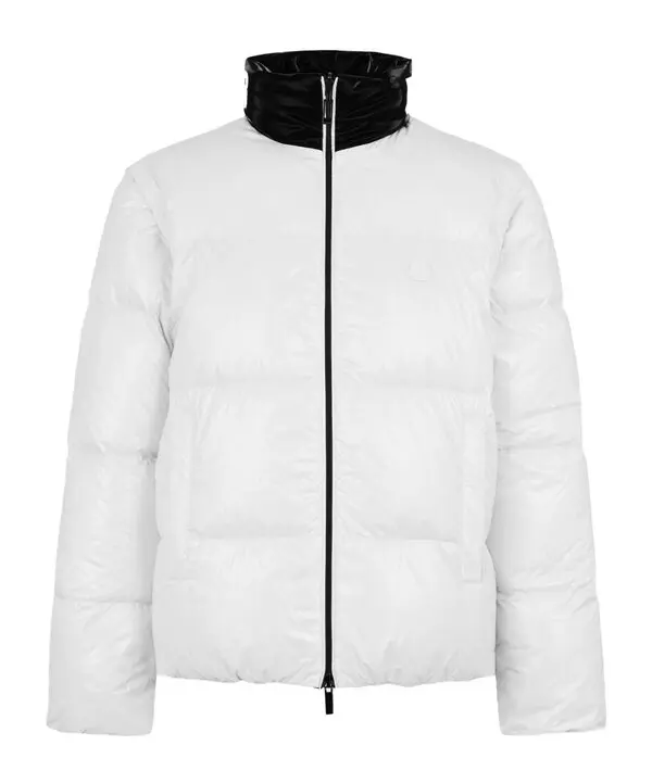 Moncler Reversible Down Puffer Jacket With Detachable Sleeves - White