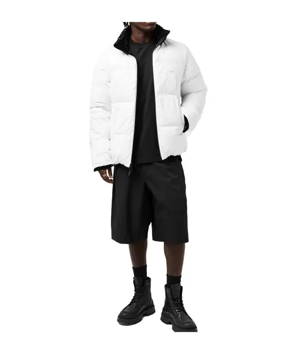 Moncler Reversible Down Puffer Jacket With Detachable Sleeves - White