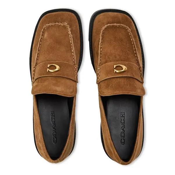 COACH Glazed Penny Loafers