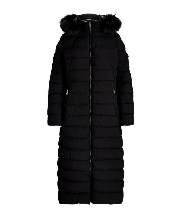 Ralph Lauren Real Leather Long Puffer Jacket