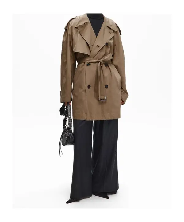 Balenciaga Bal Cropped Trench Ld61