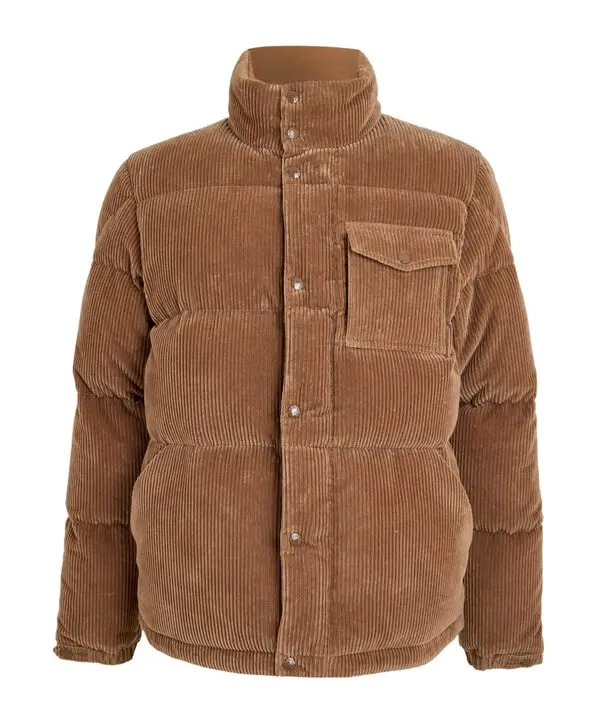 Moncler Corduroy Quilted Down Jacket