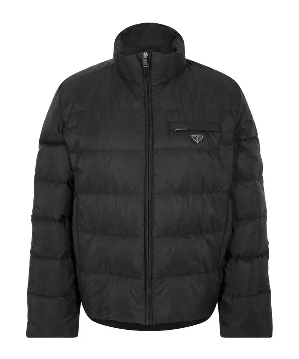 Prada Long Sleeve Puffer Jacket With Stand Collar