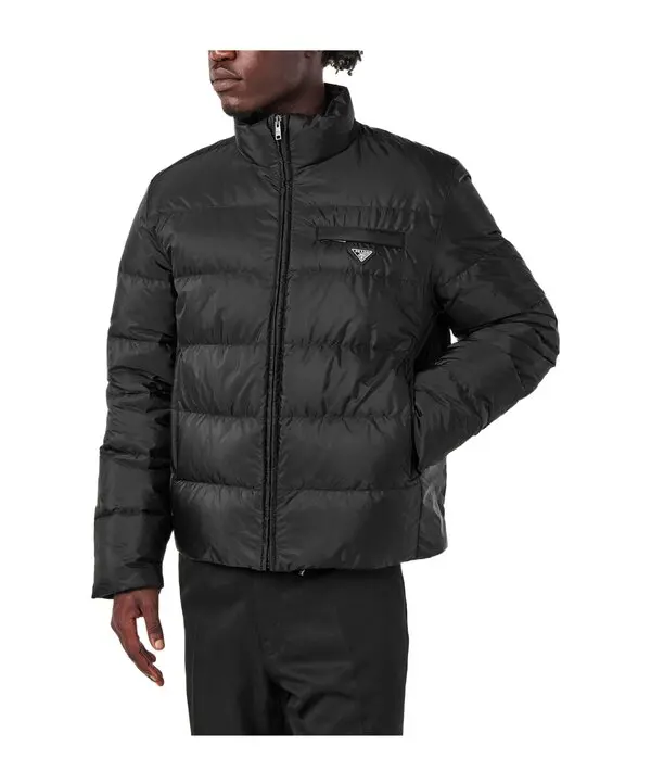 Prada Long Sleeve Puffer Jacket With Stand Collar