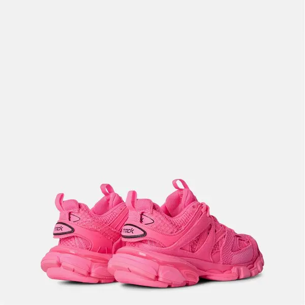 Balenciaga Lace-up Casual Sneakers With Logo Detailing - Pink