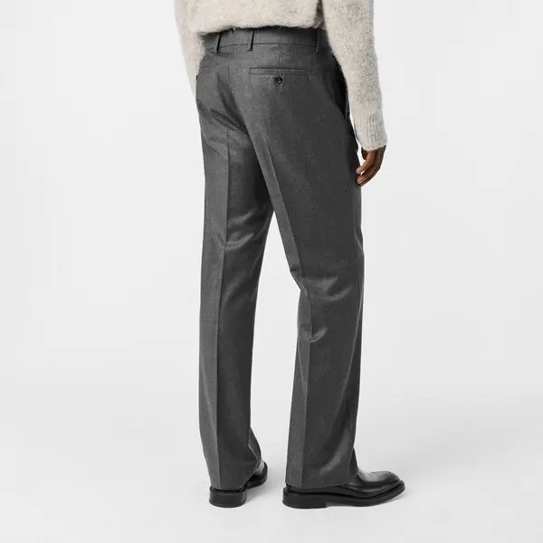 AMI Paris Straight Leg Trousers With Side Pockets