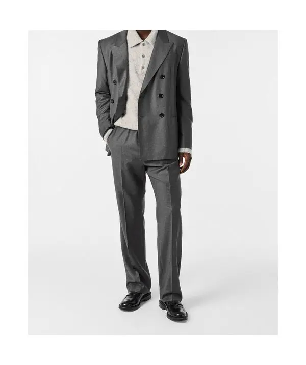 AMI Paris Straight Leg Trousers With Side Pockets