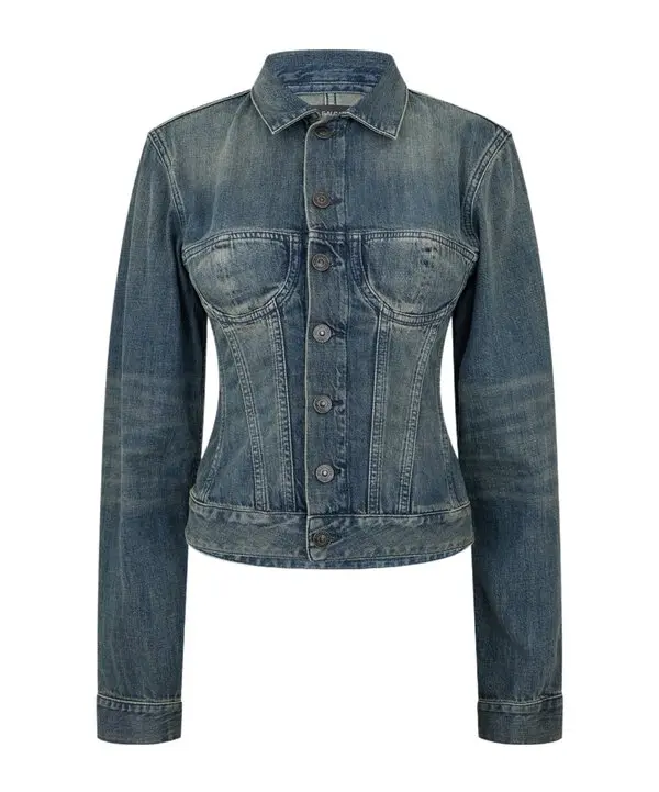 Balenciaga Corseted Denim Jacket