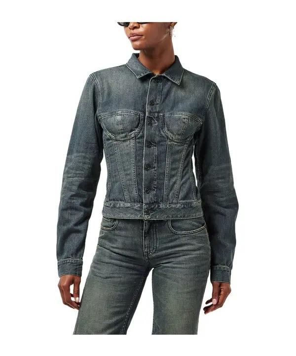 Balenciaga Corseted Denim Jacket