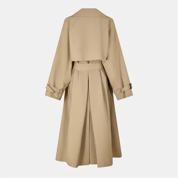 Max Mara Water-repellent Double-breasted Trench Coat - Nude