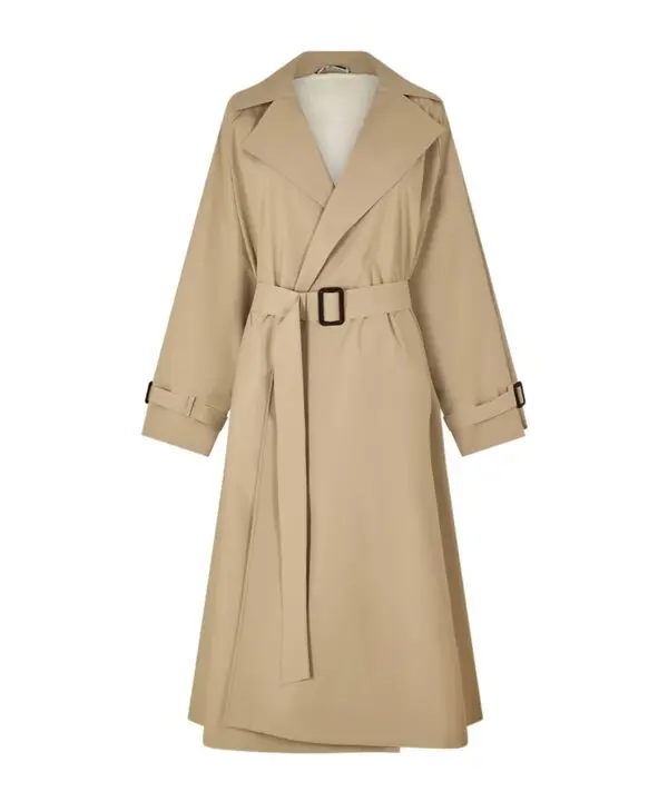 Max Mara Water-repellent Double-breasted Trench Coat - Nude