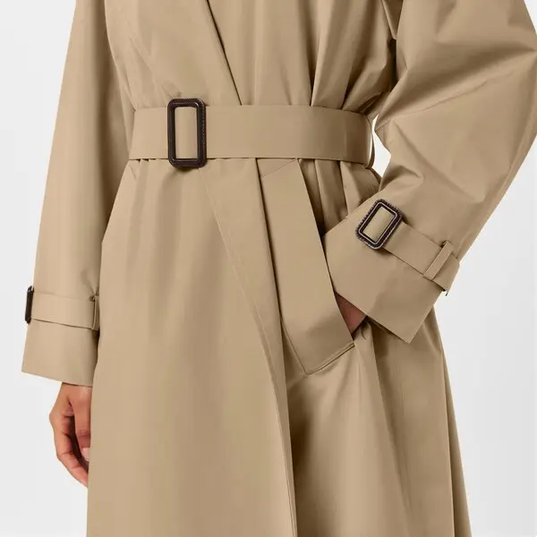 Max Mara Water-repellent Double-breasted Trench Coat