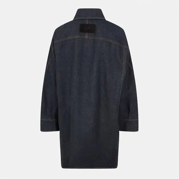 Givenchy Long-sleeve Denim Overshirt - Black
