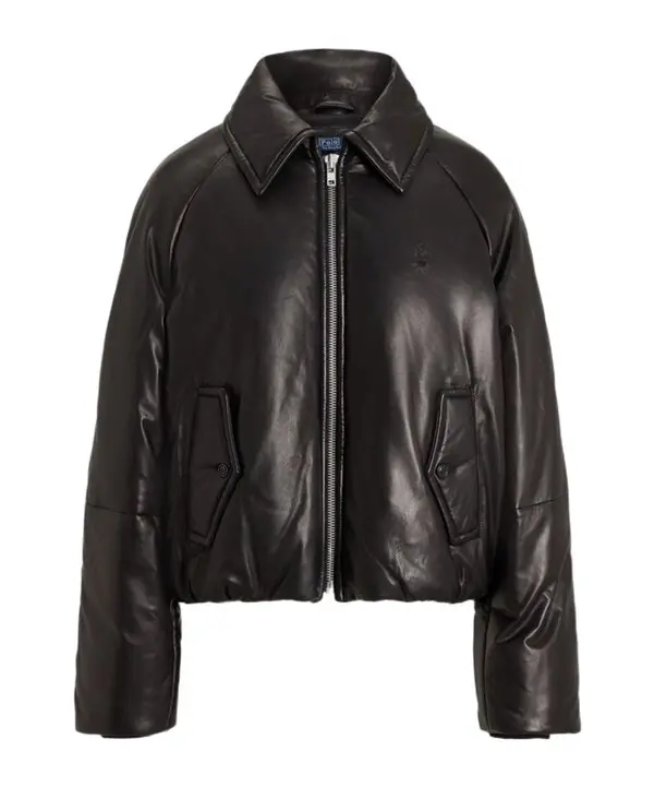 Polo Ralph Lauren Leather Bomber Jacket