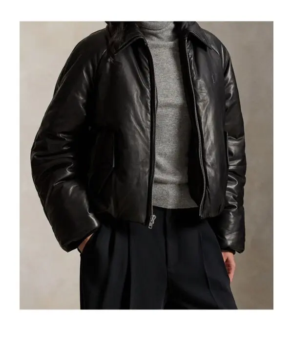 Polo Ralph Lauren Leather Bomber Jacket
