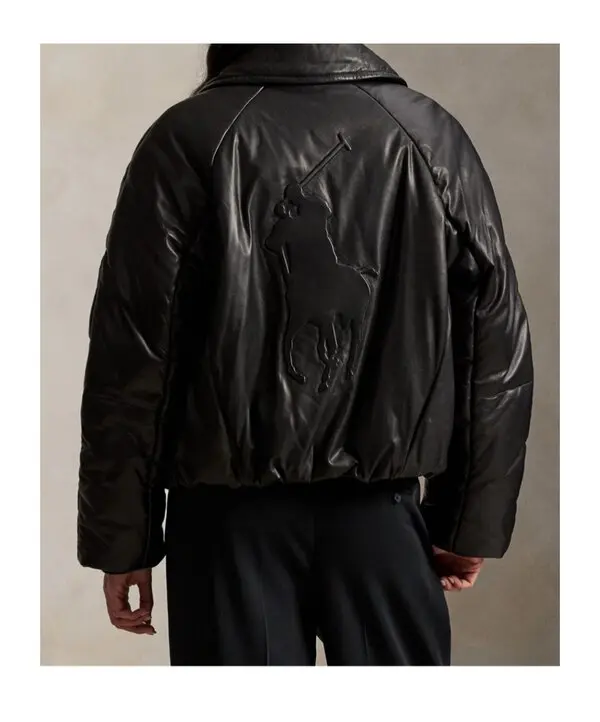 Polo Ralph Lauren Leather Bomber Jacket