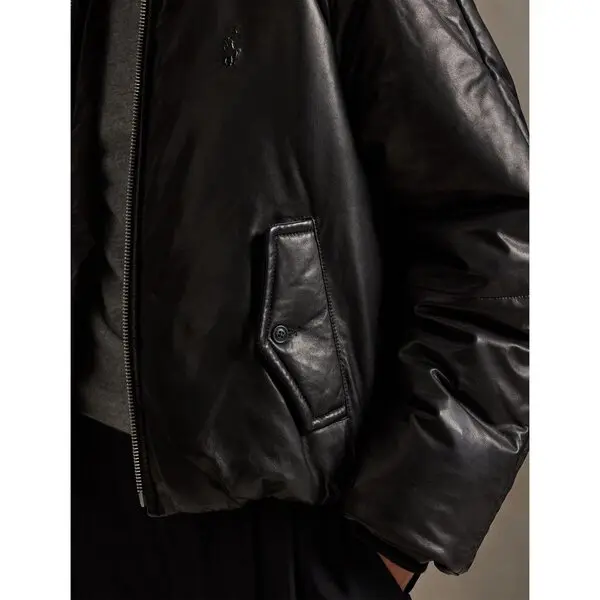 Polo Ralph Lauren Leather Bomber Jacket