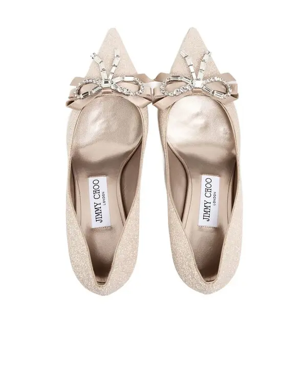 JIMMY CHOO Auria Stiletto Court Shoes - Nude