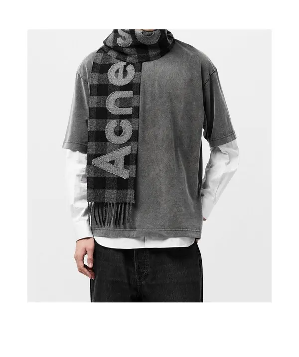 Acne Studios Plaid Scarf