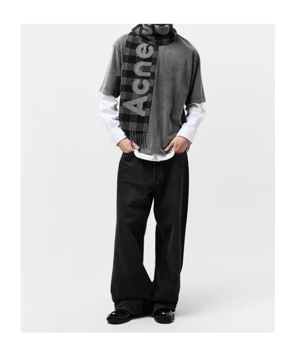 Acne Studios Plaid Scarf