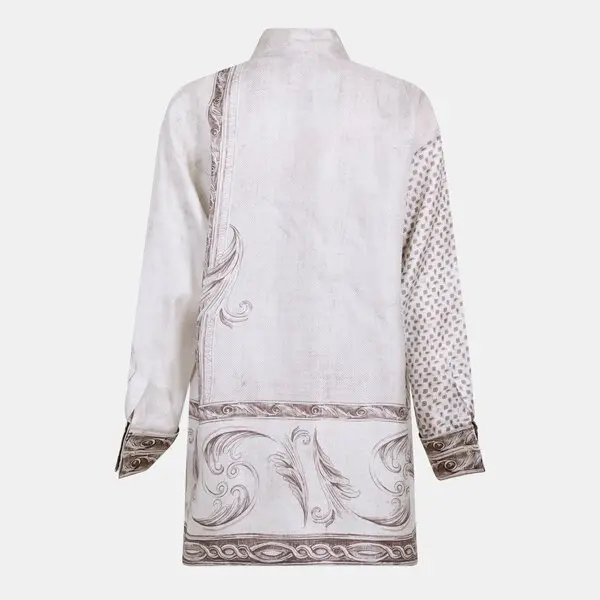 Max Mara Printed Silk Shirt