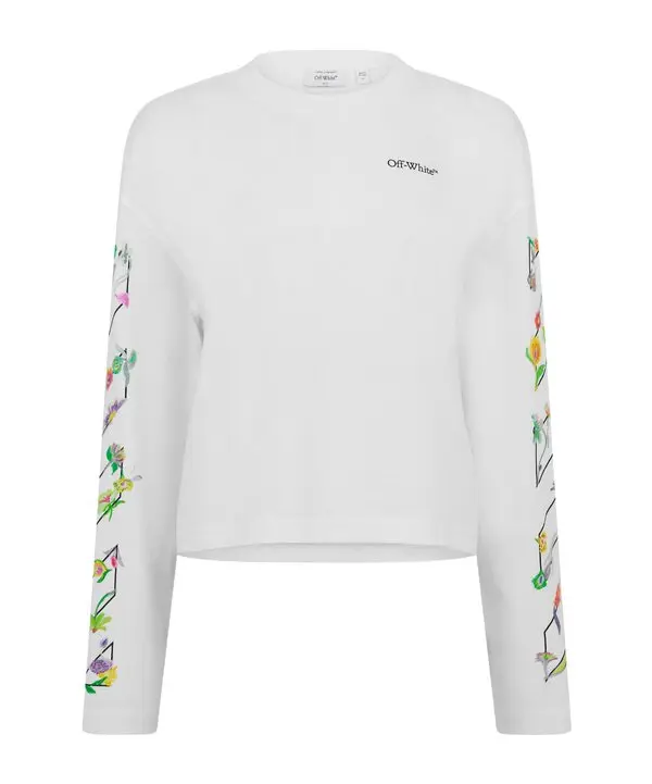 Off-White Printed Long Sleeve Top